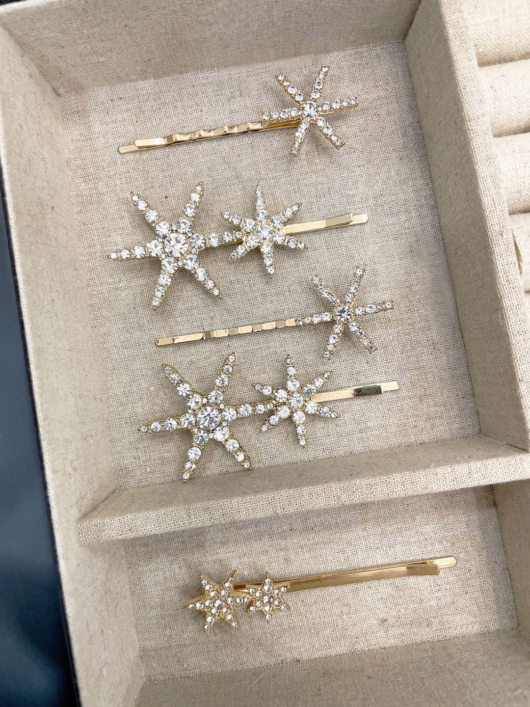 Solaris Star Barrette, Starburst Star Clip, Barrette, Barrettes Clips ...