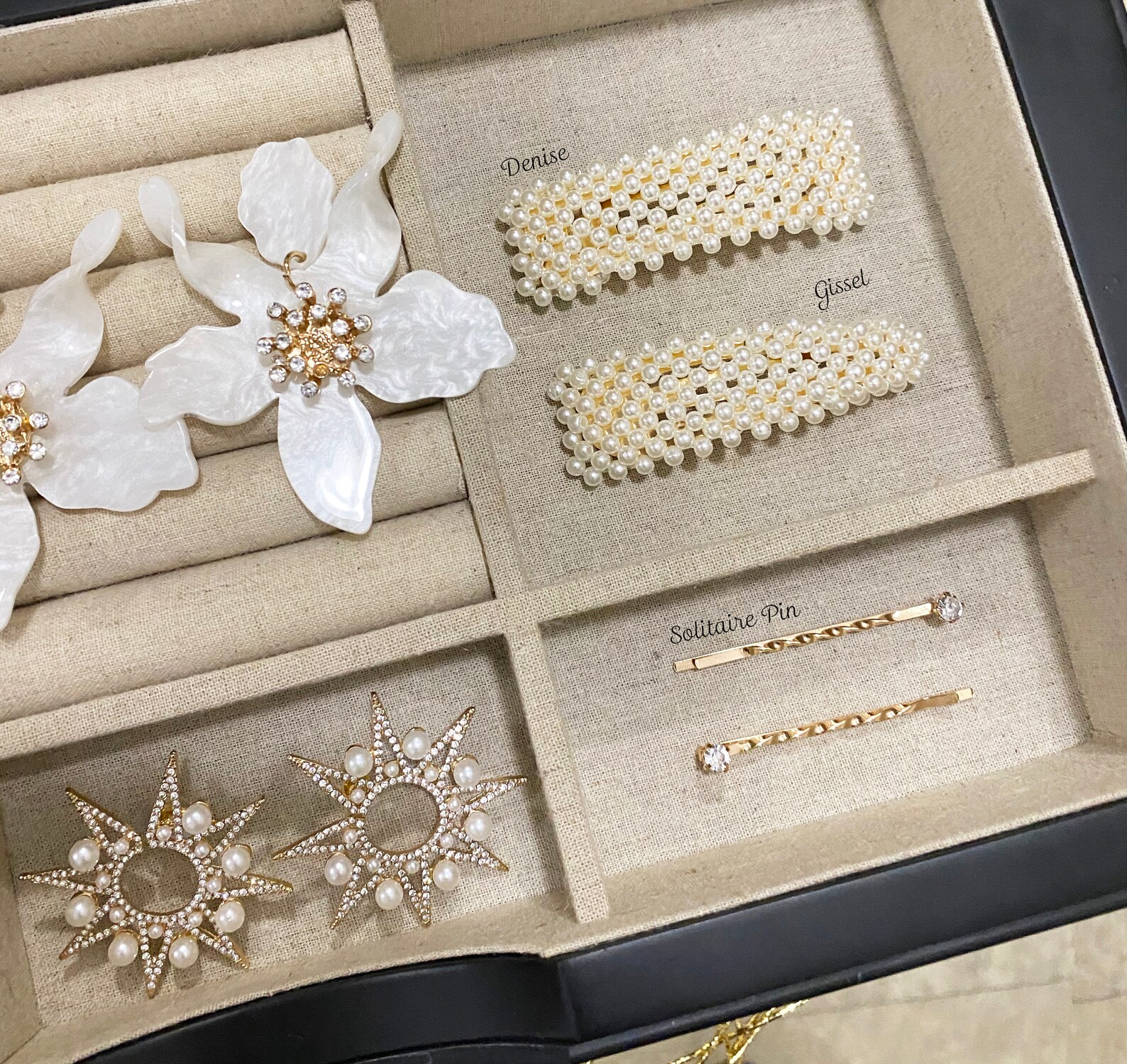 Hair Barrette, Pearl Barrette, Barrettes Clips, Hair Accessories, Hair ...