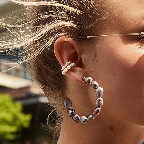 Pearl Ear Cuff - Etsy