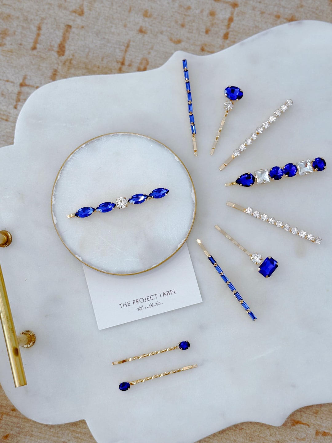 Sapphire Blue by the Project Label • Crystal Barrette • Hair ...