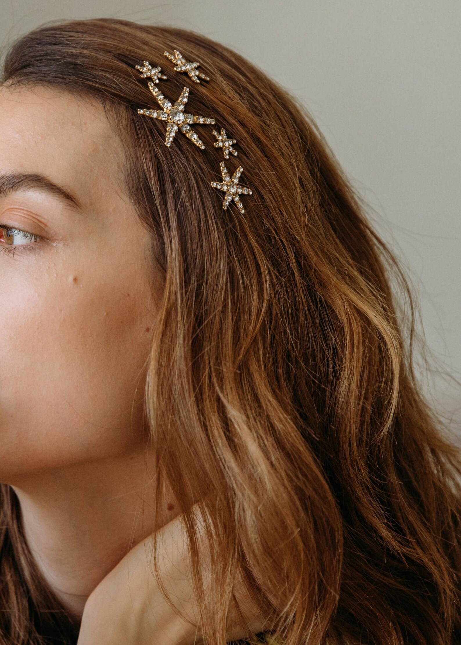 Solaris Star Barrette Starburst Star Clip Barrette - Etsy