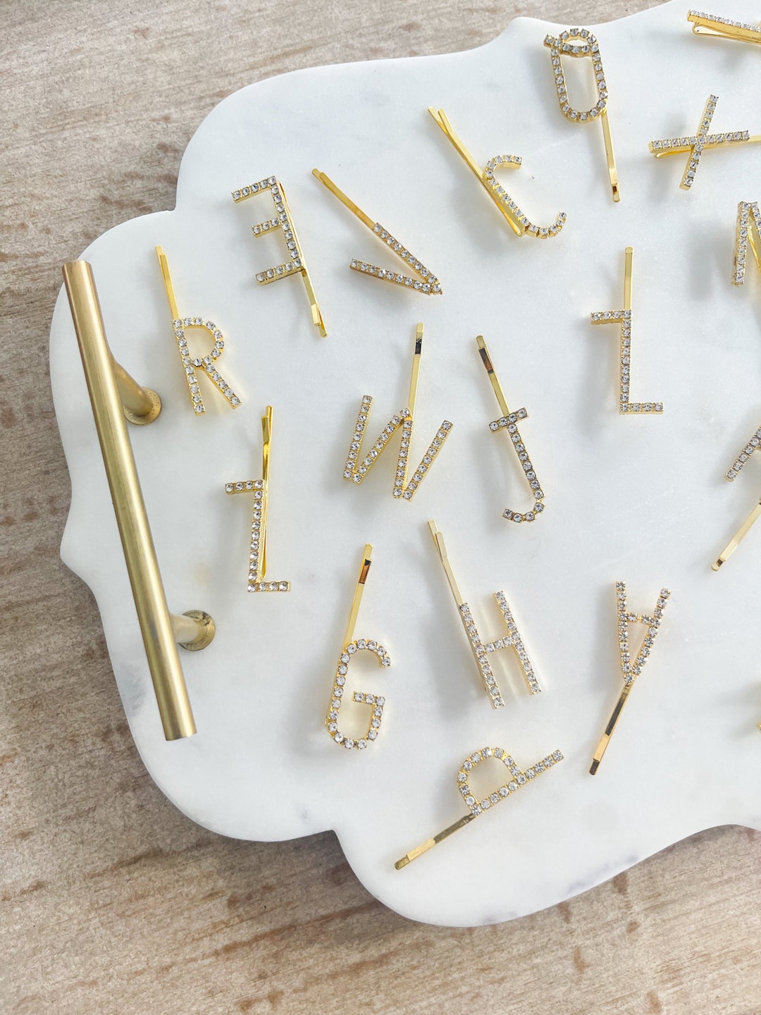 Letter Hair Pins, ABC Hair Clip, Gold Letter Hair Pin, Hair Accessories ...