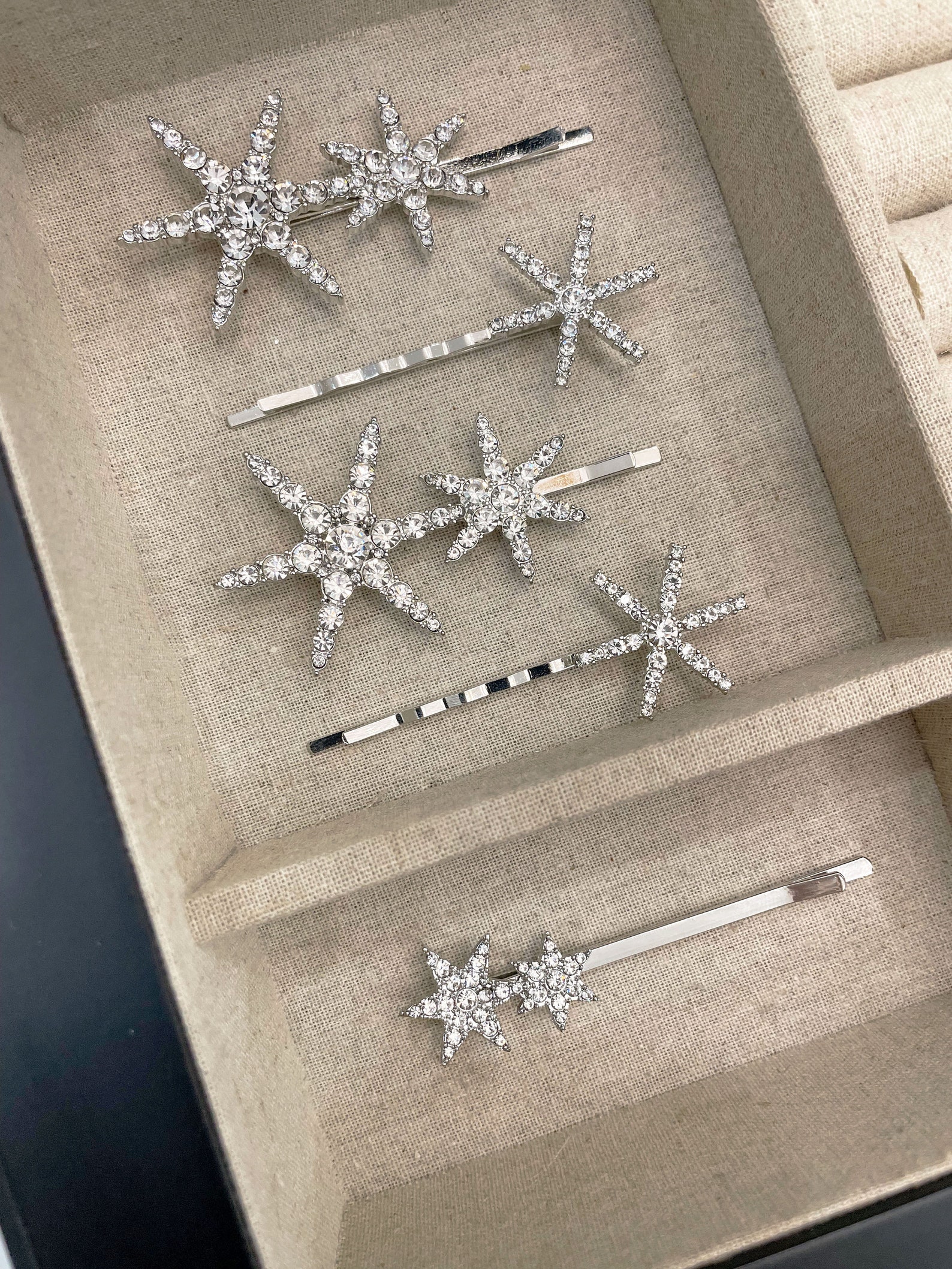 Solaris Star Barrette Starburst Star Clip Barrette - Etsy