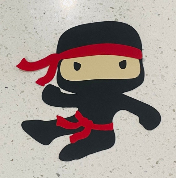Ninja Cutout Karate Cutout Ninja Party Ninja Birthday | Etsy