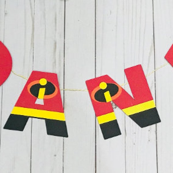 Incredibles Birthday - Etsy