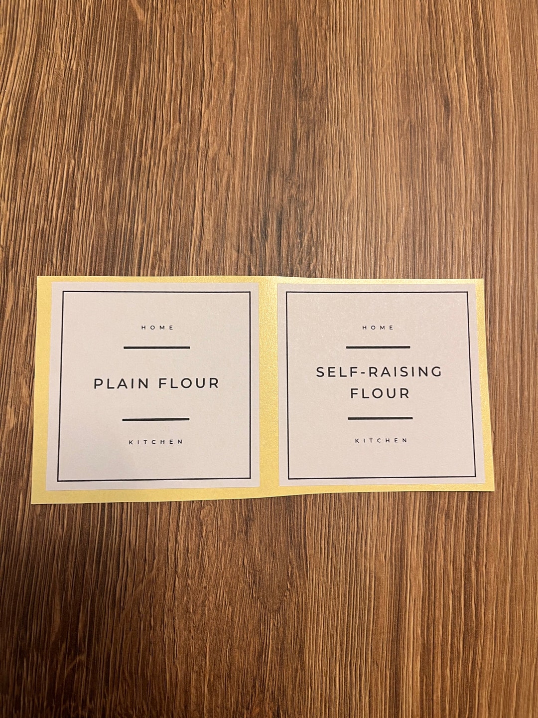 Minimalistic Flour Labels Set - Etsy