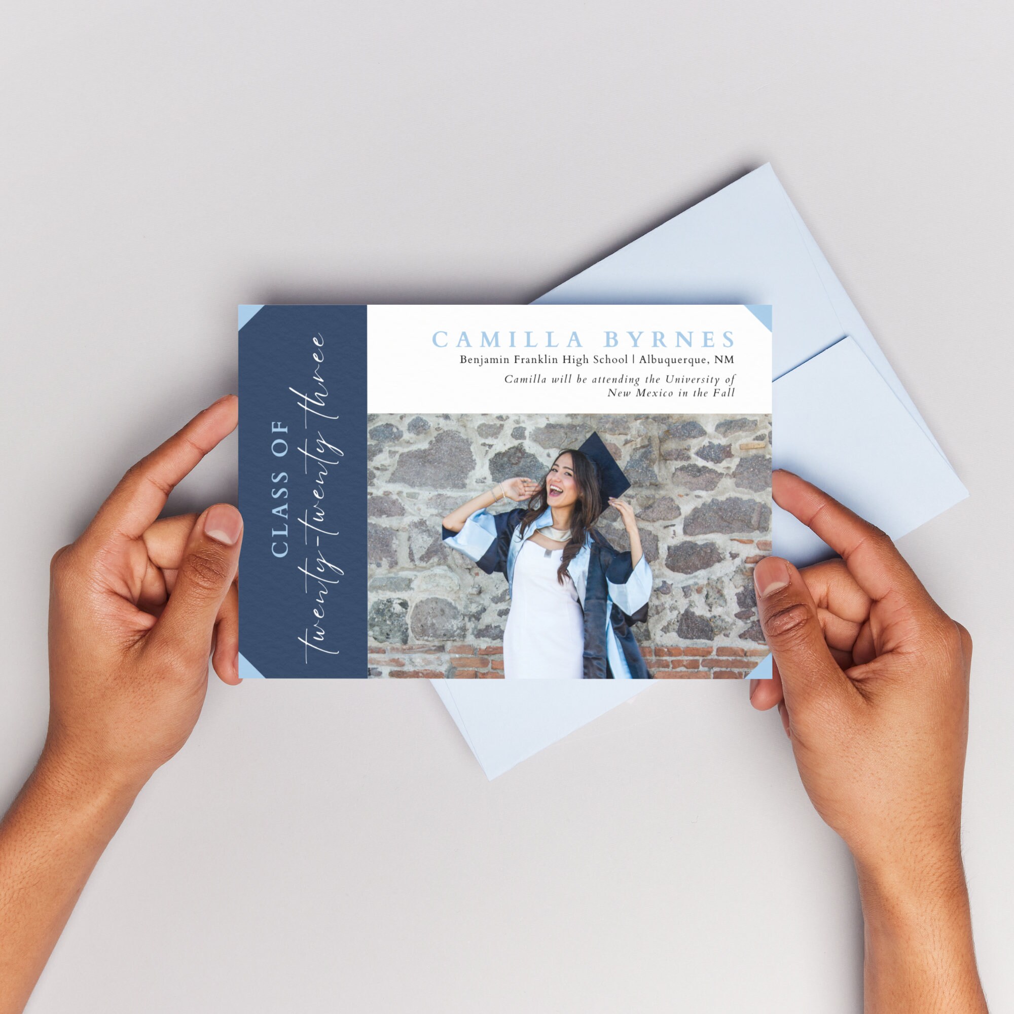 Canva Graduation Announcement Template, Customizable High School ...
