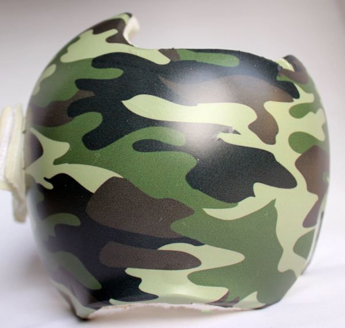 Green Camouflage Cranial Helmet Decal Doc Band Wrap Doc | Etsy