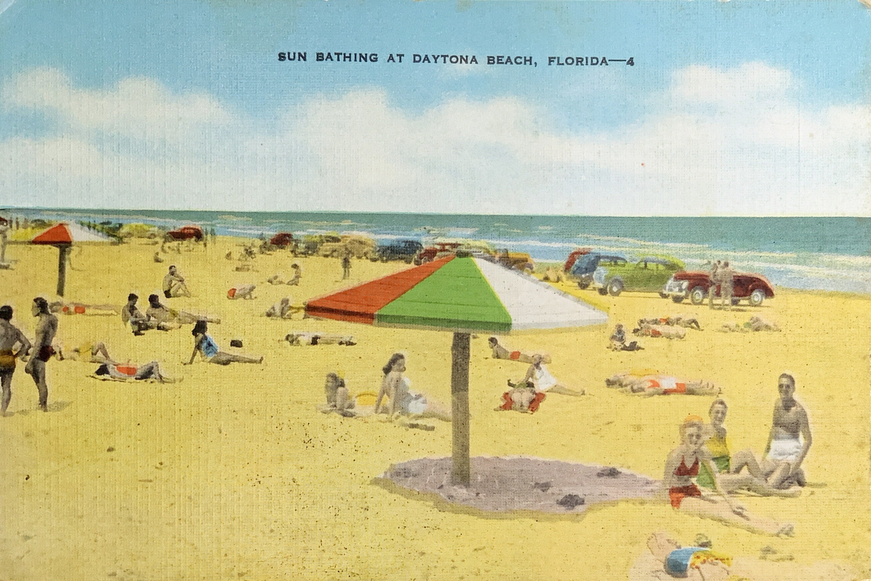 Retro Beach Postcards