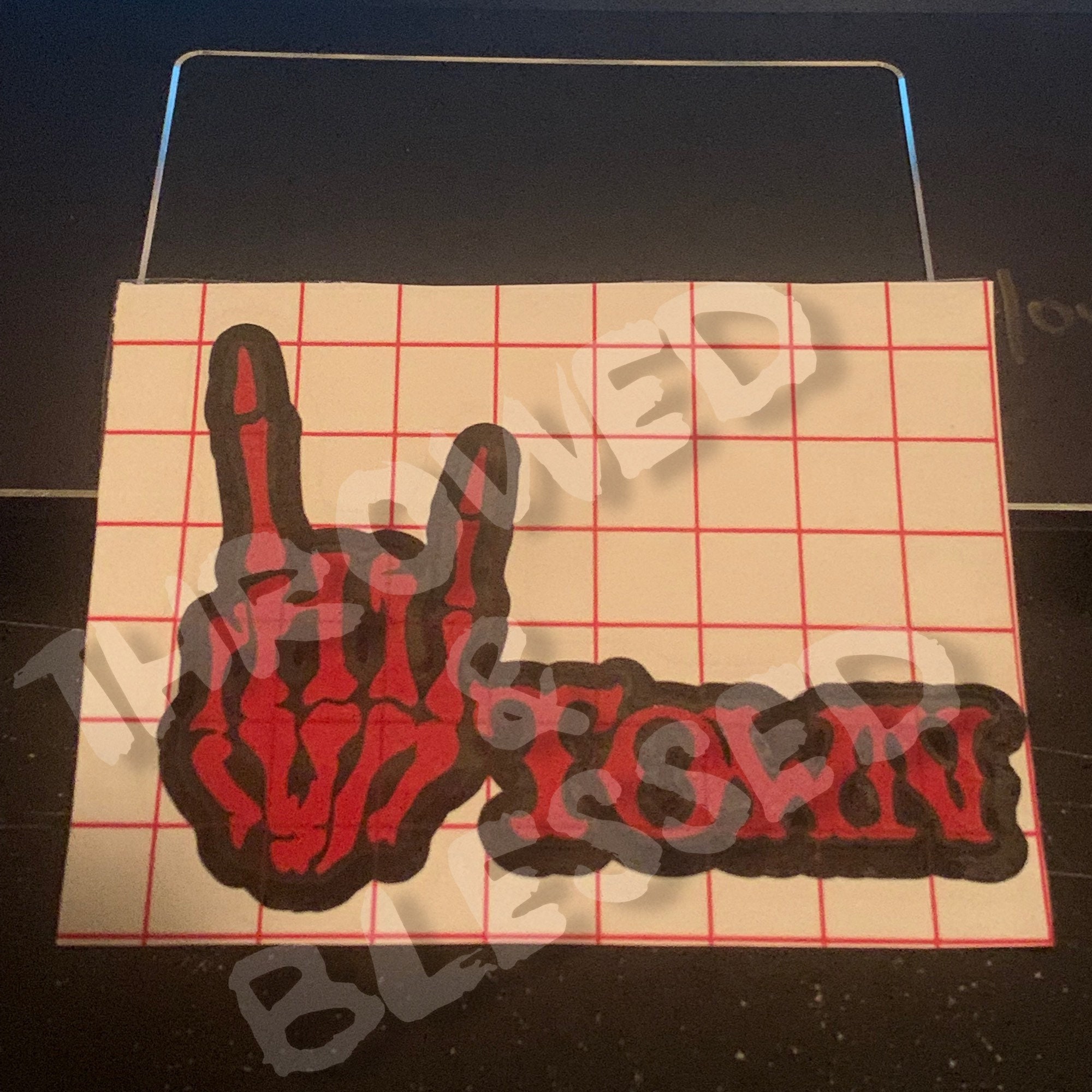 H-town Hand Gesture 4x3 Decal - Etsy UK