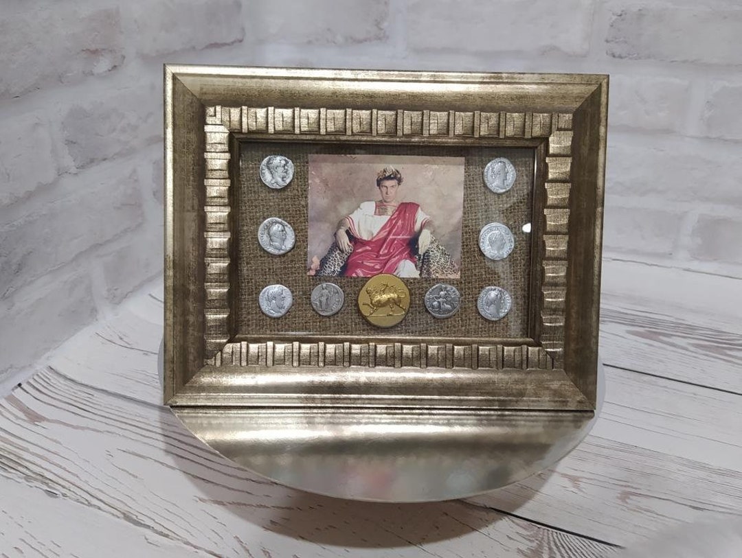 The Roman Empire Souvenir Collection Old Roman Coins/home Decor/glass ...