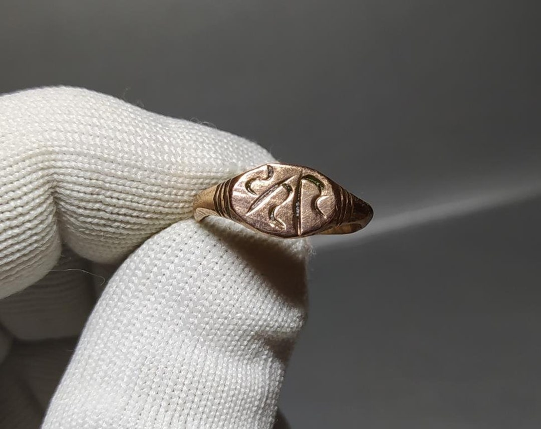 Ancient Medieval Ring With Engraving, Original Medieval Jewelry, Rare ...