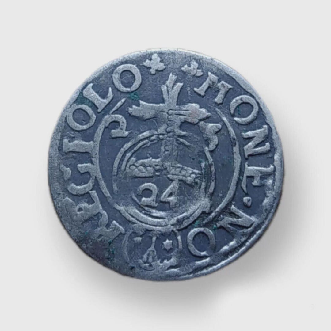 European Renaissance Medieval Era -1623 Year 1/24 Silver Poltorak Coin ...