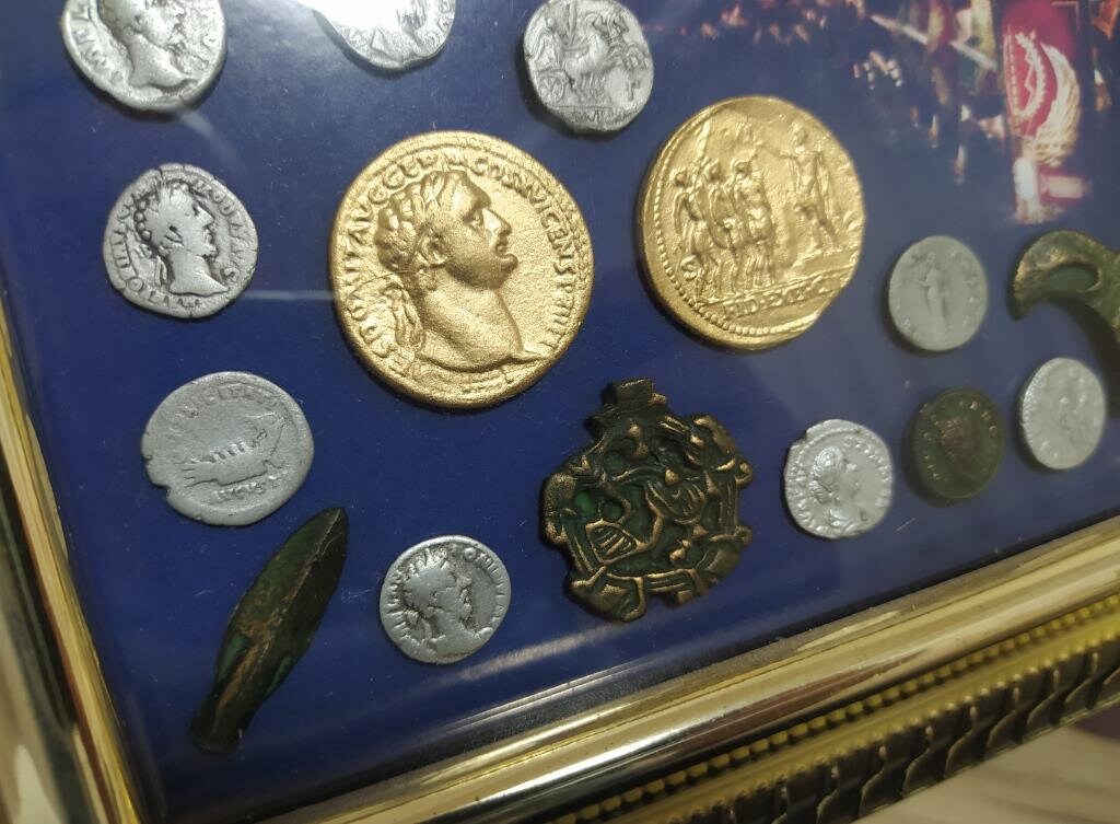 The Roman Empire Souvenir Collection Old Roman Coins /home Decor/glass ...