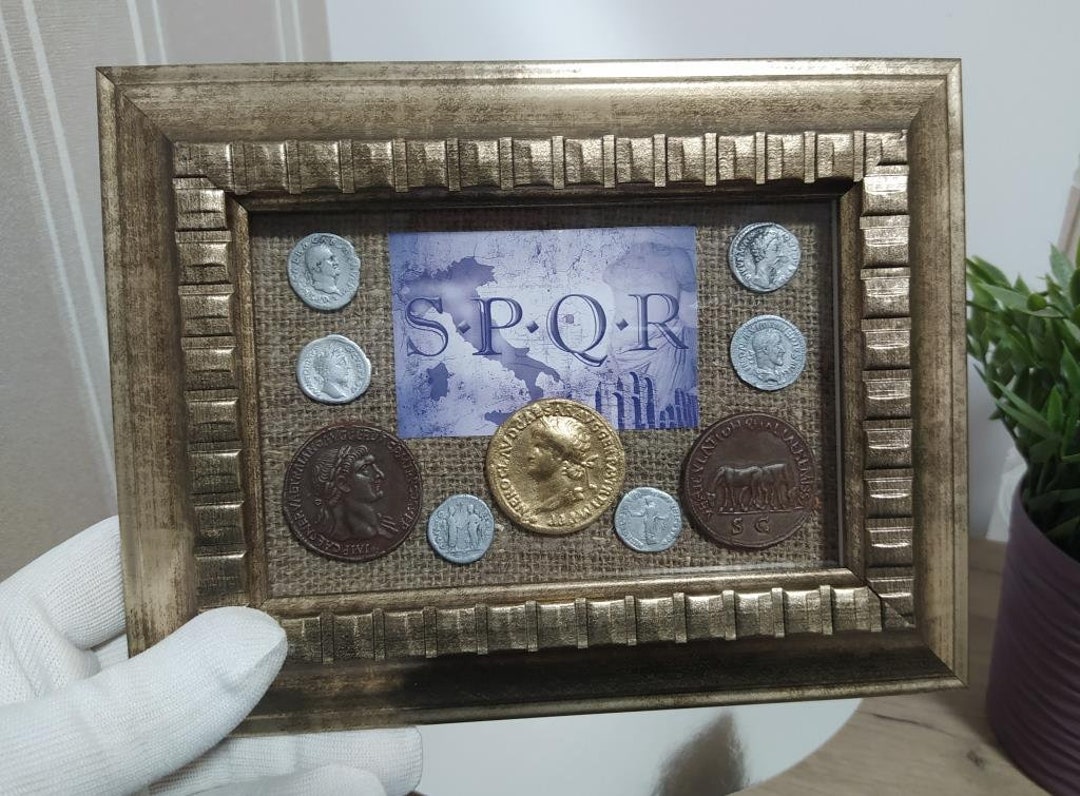 SPQR Roman Empire - Souvenir Collection Old Roman Coins/home Decor ...