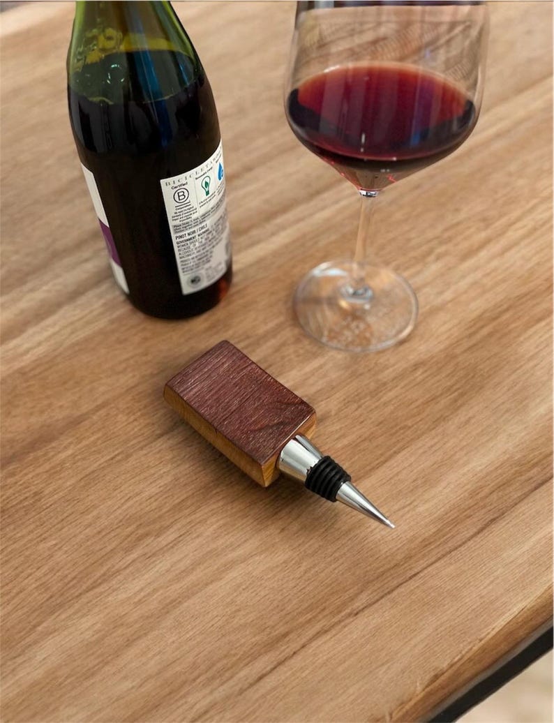 Handmade Wine Barrel Stave Wine Stopper Winestopper - Etsy