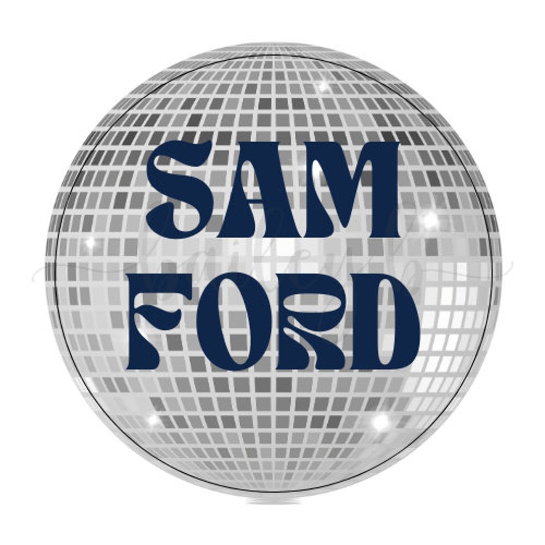 Samford Disco Ball Button | College Gameday Button | Disco Ball - Etsy
