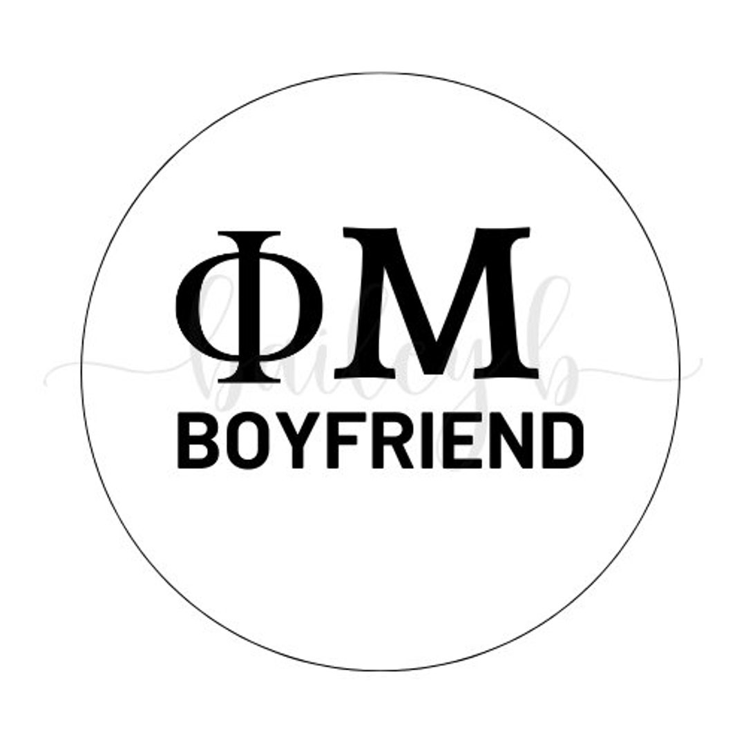 Phi Mu Boyfriend Button | Phi Mu Button - Etsy