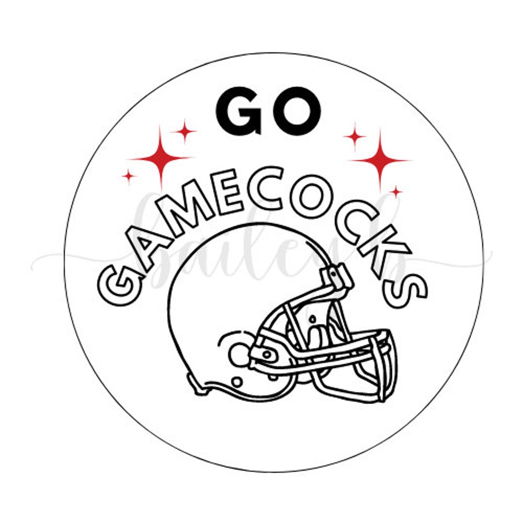 Go Gamecocks Button | Gameday Button - Etsy