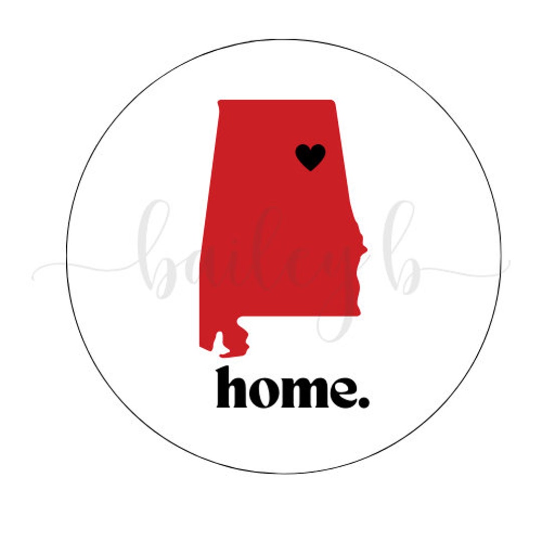 Alabama Button | Gameday Button - Etsy