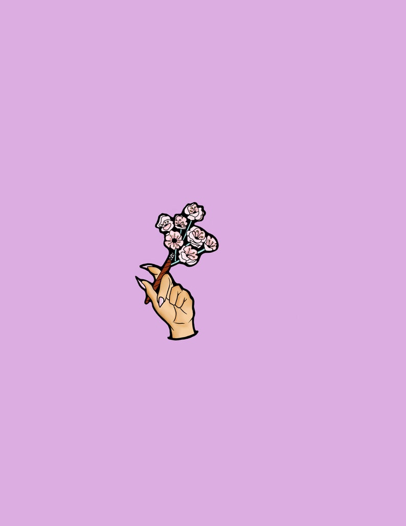 Flower Blunt Vinyl Sticker - Etsy