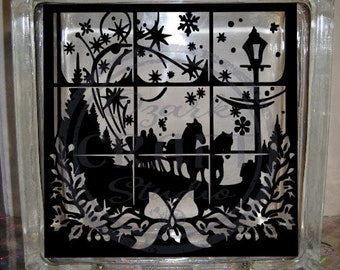 Glass Block Decal - Etsy
