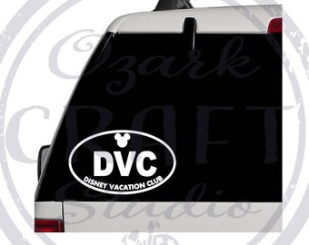 Disney Vacation Club DVC Vinyl Decal - Etsy