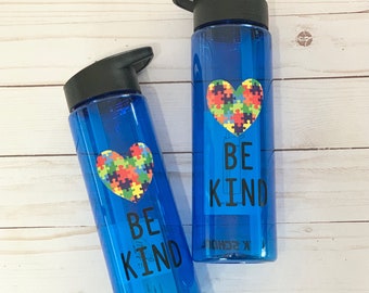 Autism Water Bottle | Etsy