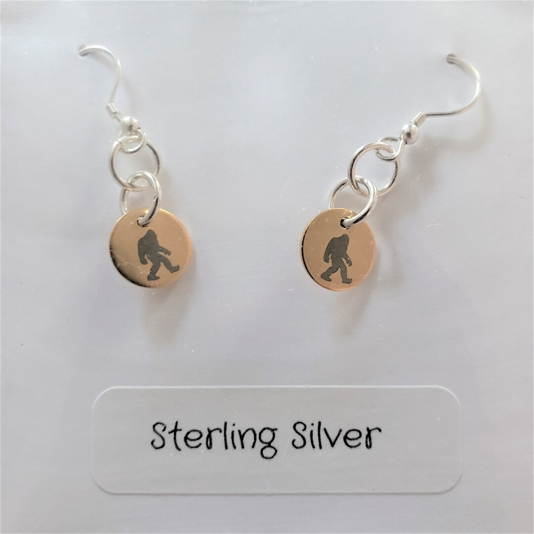 Bigfoot Earrings,sasquatch Earrings,yeti Earrings,sasquatch Jewelry ...