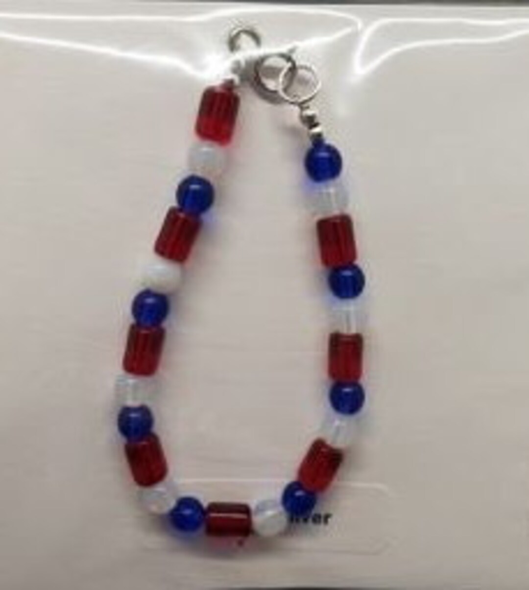 Red, White and Blue Bracelet,flag Day Jewelry,4th of July Jewelry ...