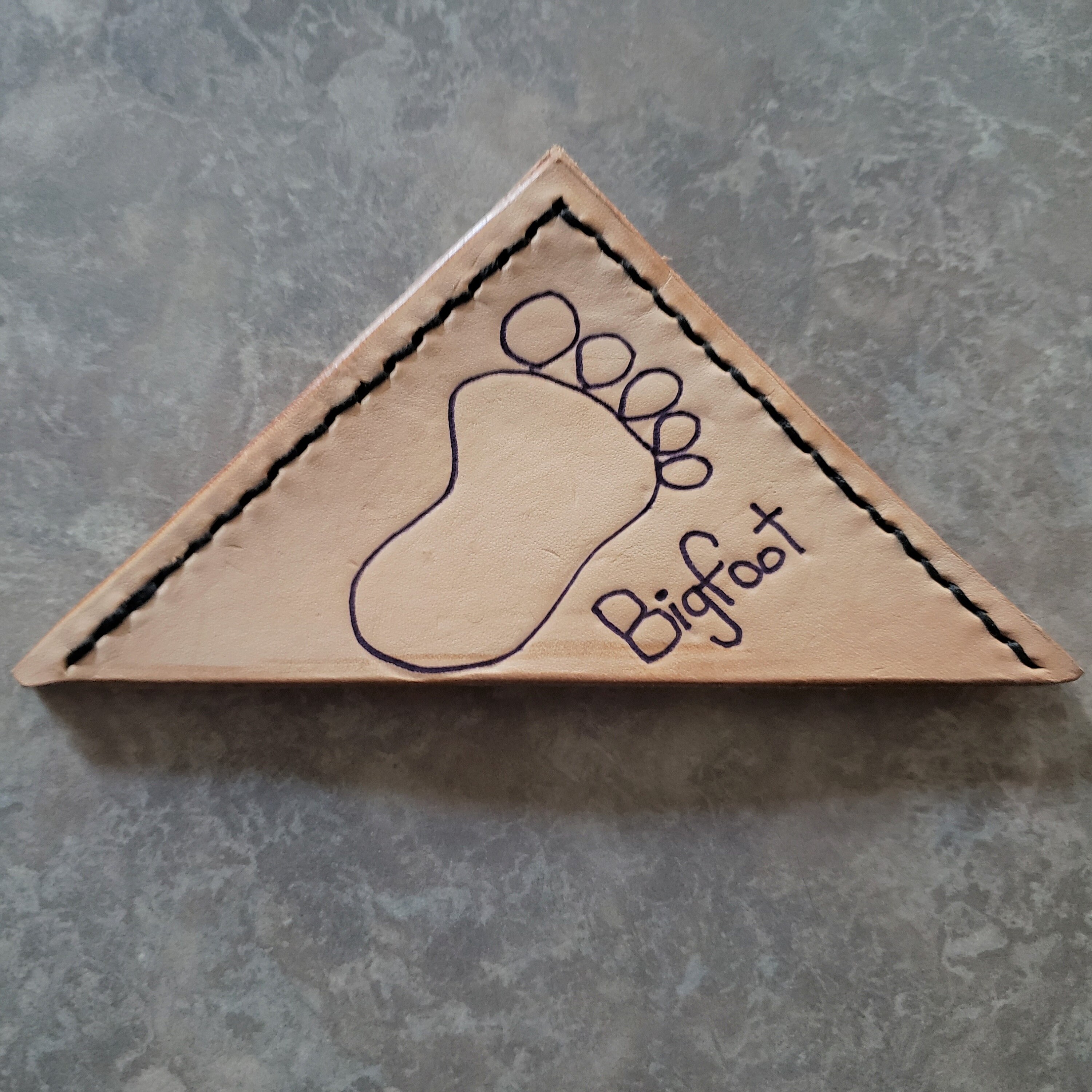 Bigfoot Bookmarks, Sasquatch Bookmark,yeti Bookmark,leather,leather ...