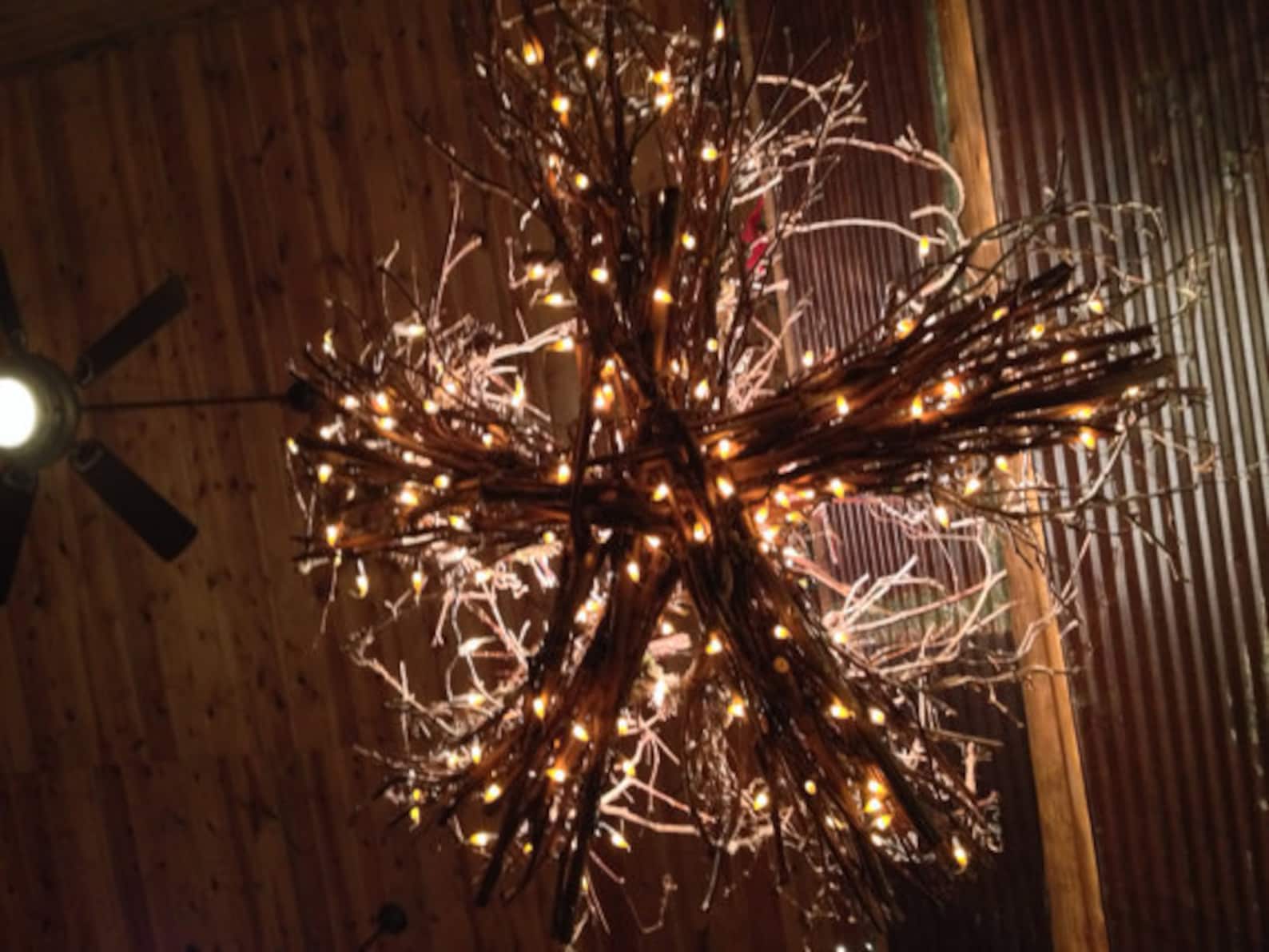 The Appalachian - Rustic Outdoor Chandelier - 5 Candle Chandelier ...