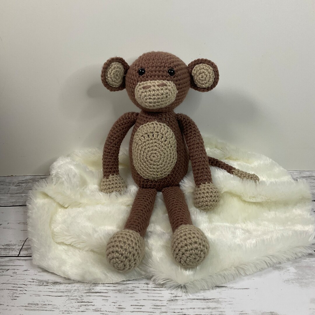 Monkey, Crochet, Cuddly Toy, Handmade, Amigurumi - Etsy