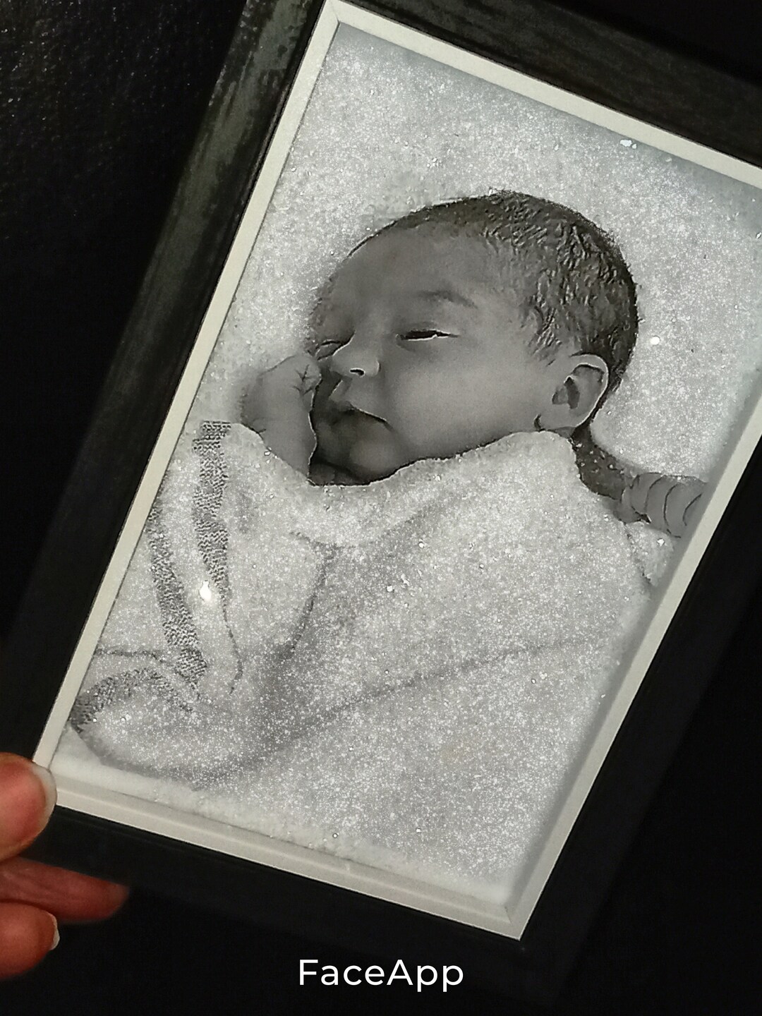 Personalised DIAMOND DUST PRINT - Etsy UK