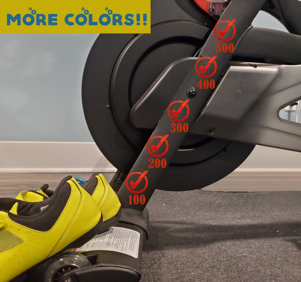 Peloton Milestone Stickers, Glossy Decal Self-adhesive, Bike and Tread ...