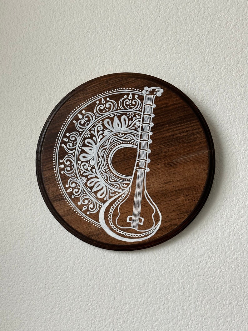 Tabla and Sitar Painting hand Painted Gift for Indian Music Lovers ...