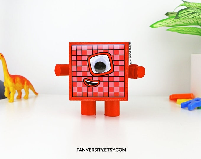Numberblocks 100 Wooden Block 3 Inch Toy Wooden Block - Etsy