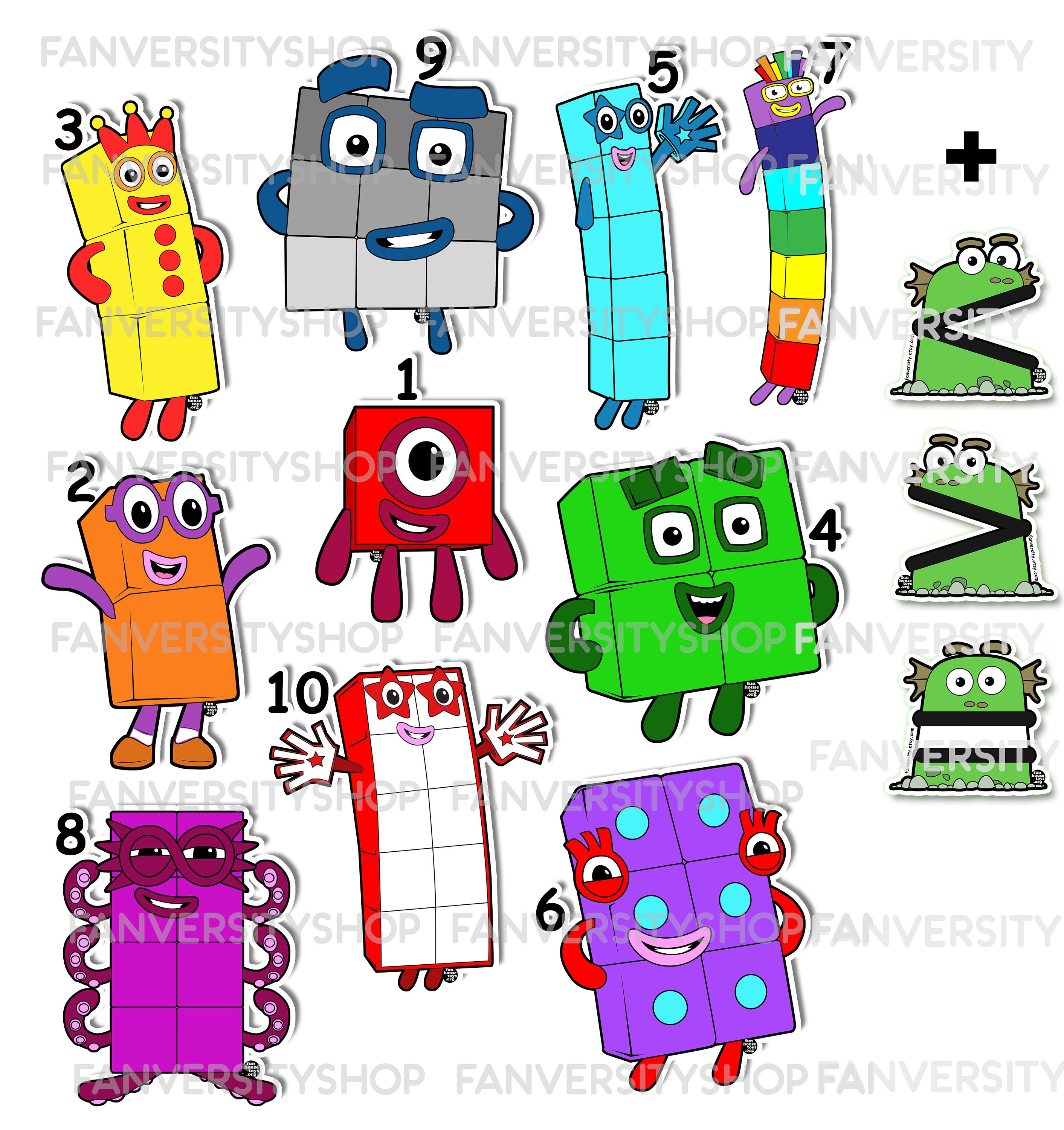 Numberblocks Magnetic Set 1 to 100 and Multiplication Dry - Etsy UK
