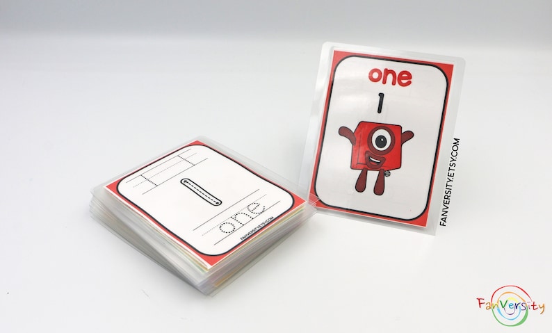 Numberblocks 1 to 30 Blocks Write N Wipe Flashcards - Etsy