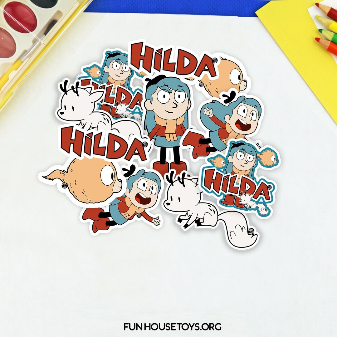 Girl Sticker - Party Favor, Hilda Netflix, Sticker for Kids - Etsy