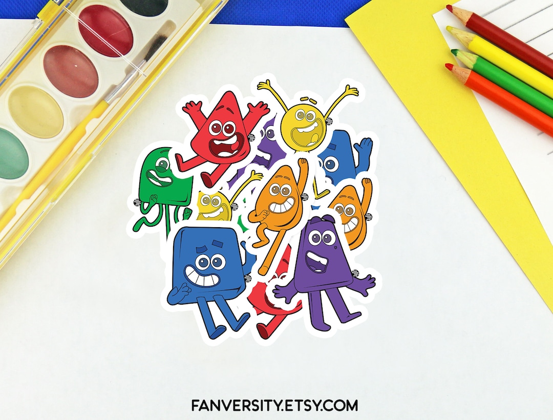 Colour Blocks Sticker - for Kindergarten and Preschool - Learning ...