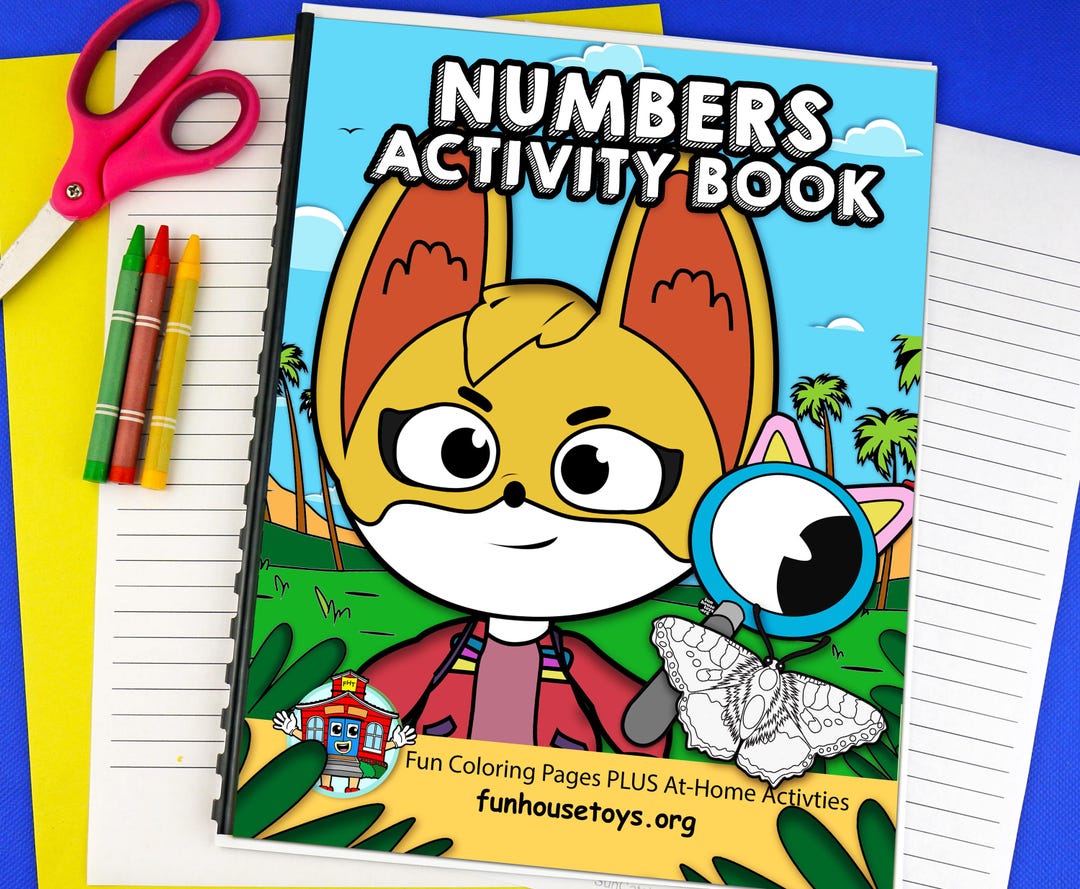 Creature Coloring - Numbers Activity for Kindergarten and Preschool ...