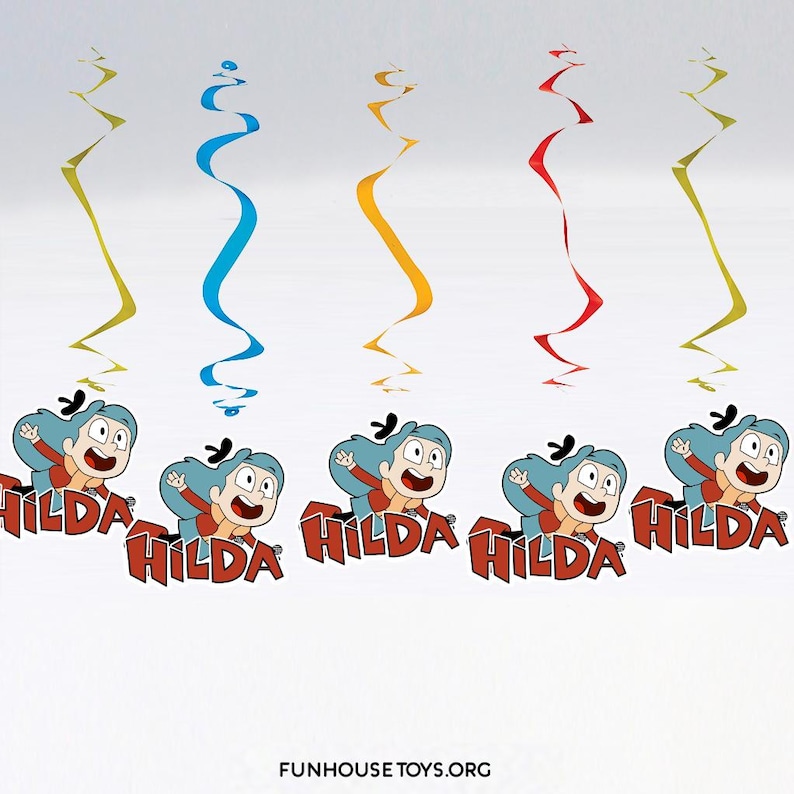 Hilda Birthday Party Supplies: Banner, Bags, Cups & Napkins - Etsy UK