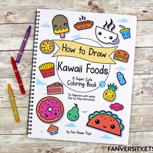 Kawaii Food Drawing - How to Draw Coloring Book How to Draw Kawaii ...