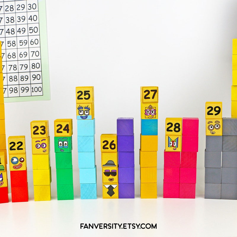 Numberblocks 31 40 - Etsy