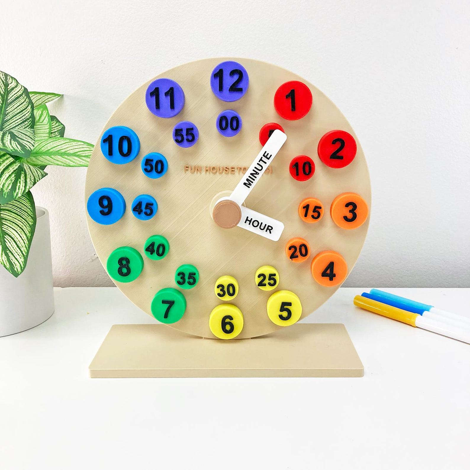 Montessori Learning Clock: Build & Learn Time - Classroom Homeschool ...