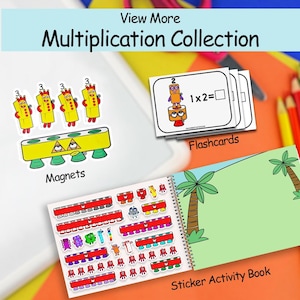 Magnetic Number Multiplication Time Table - Etsy