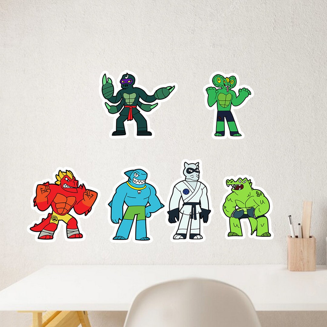 Goo Jit Zu Wall Decals Sticker - for Kids Wall Decor - Etsy