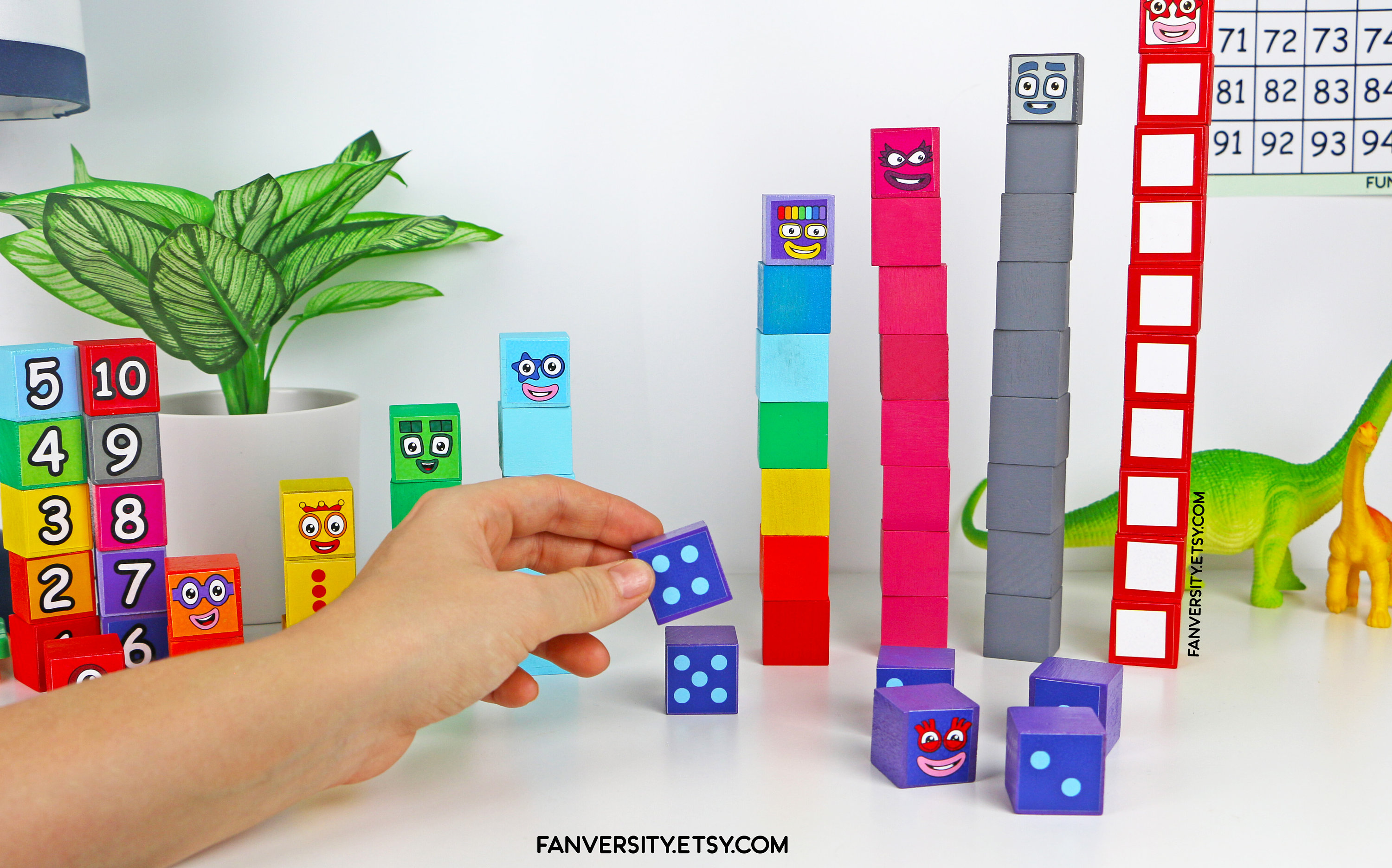 Numberblocks 0 10 Blocks Stackable Wooden Blocks - Etsy