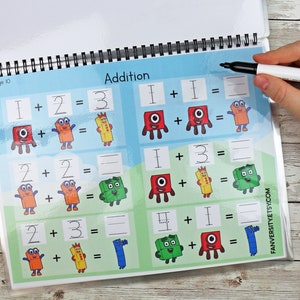 Number 1 to 10 Busy Binder Book - Activity Book for Preschool and ...